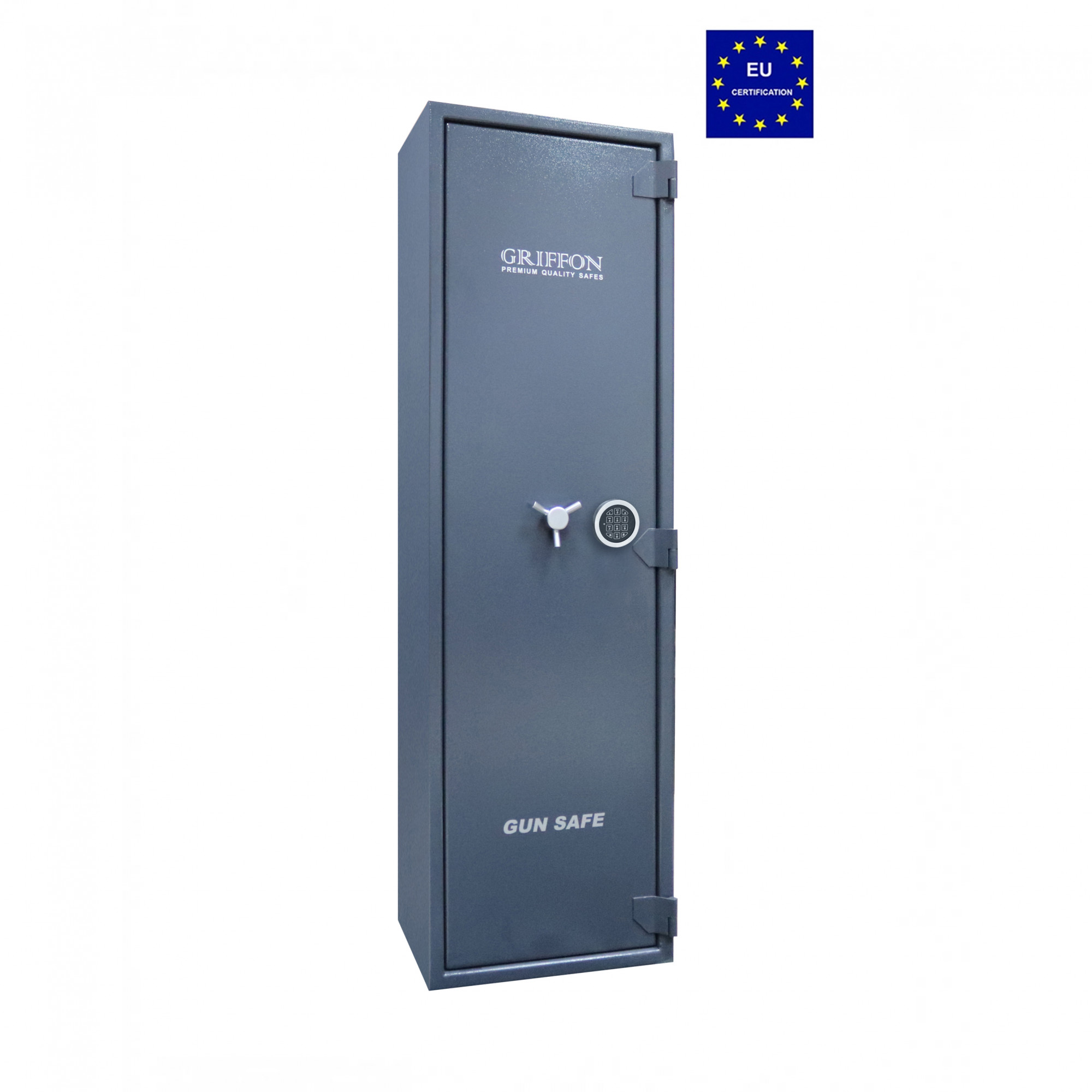 Våbenskab til 5-7 våben med kode lås