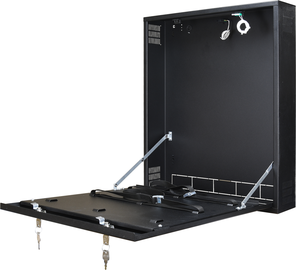 GDPR wall rack NVR/DVR Black