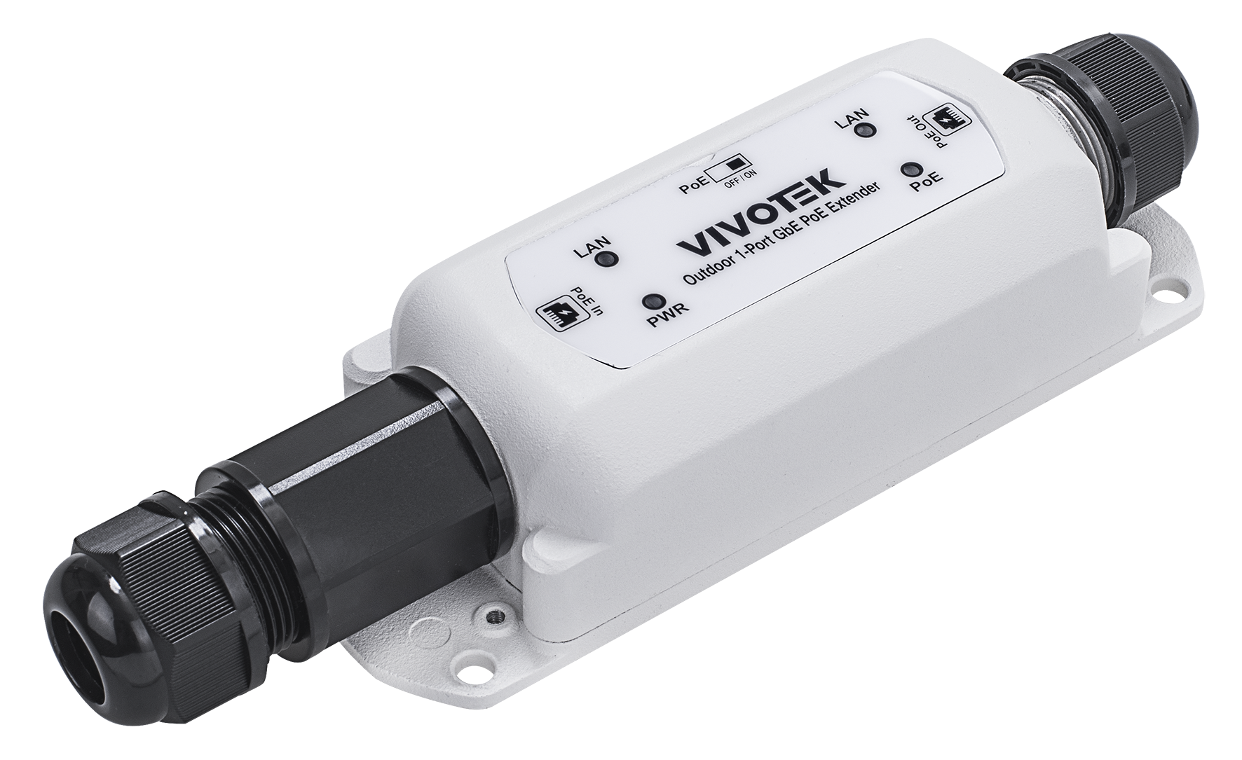 Vivotek 1 Port udendørs GE PoE Extender 95W PoH/PoE